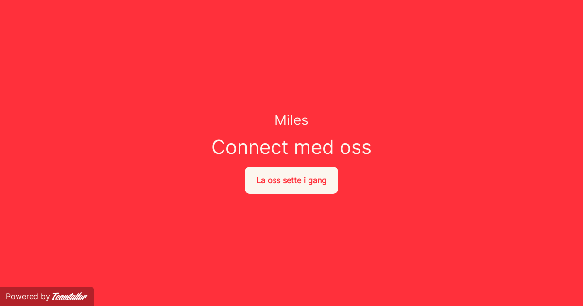 Miles – Connect