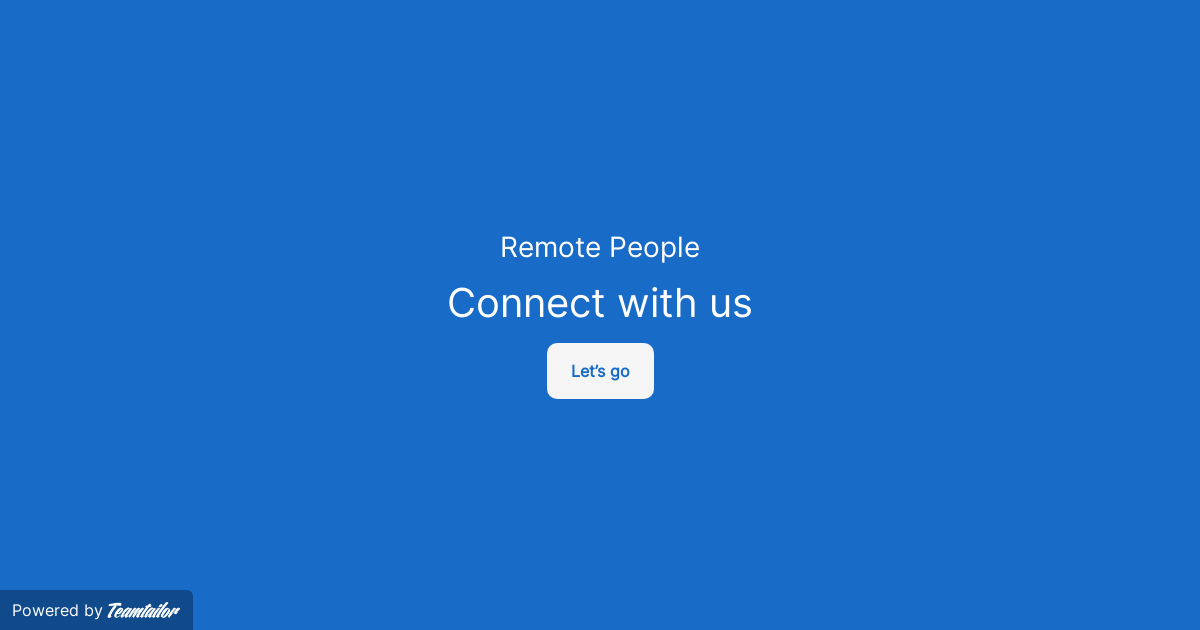 Remote People – Connect