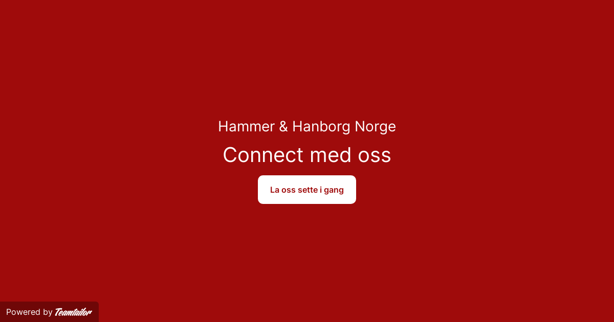 Hammer & Hanborg Norge – Connect