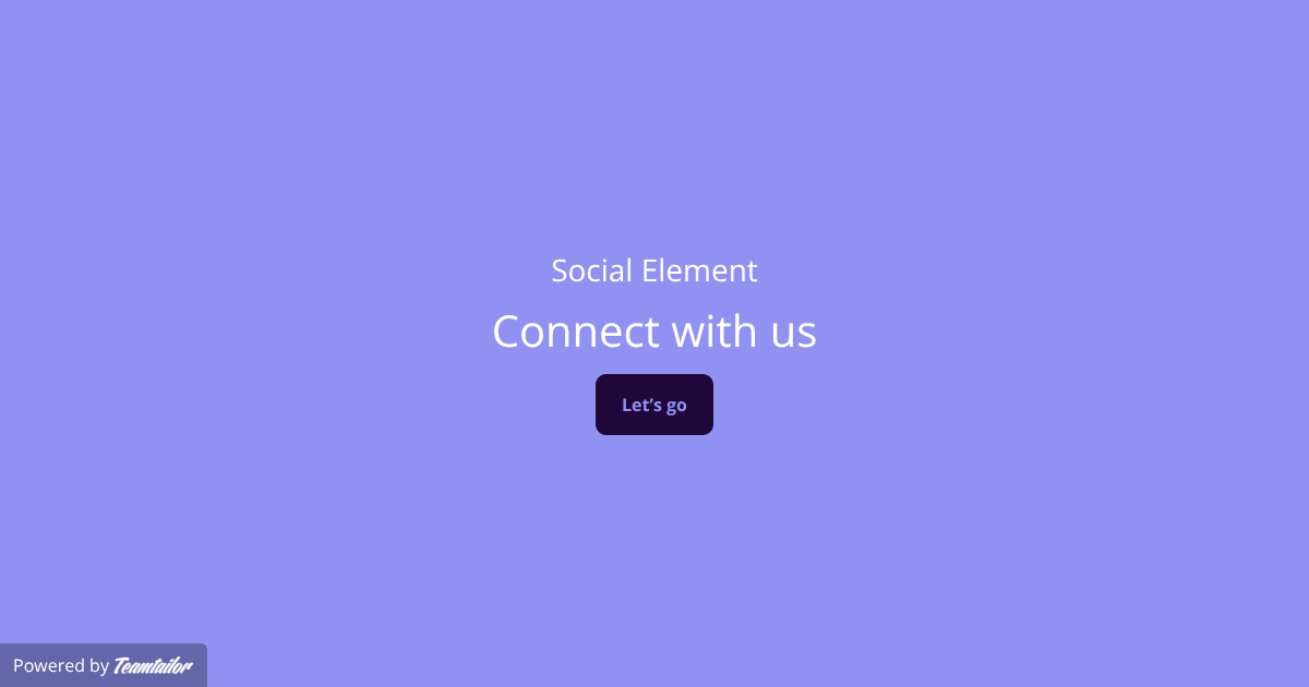 Social Element – Connect
