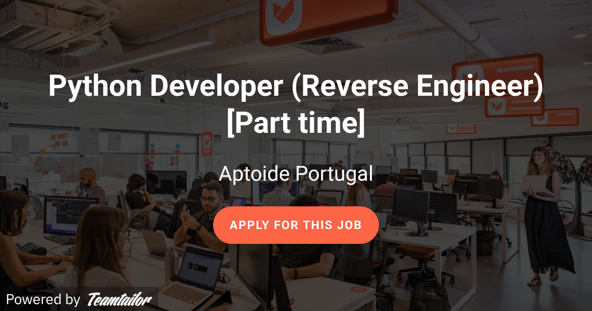Python Software Developer [Part time] - Aptoide