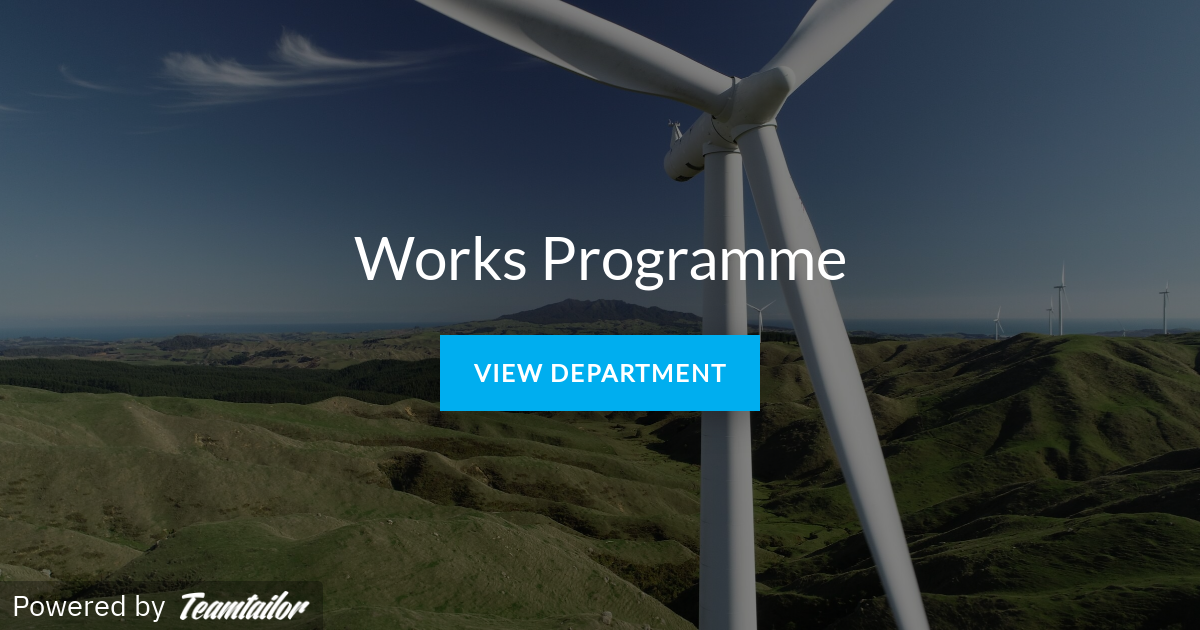 Works Programme - WEL Networks