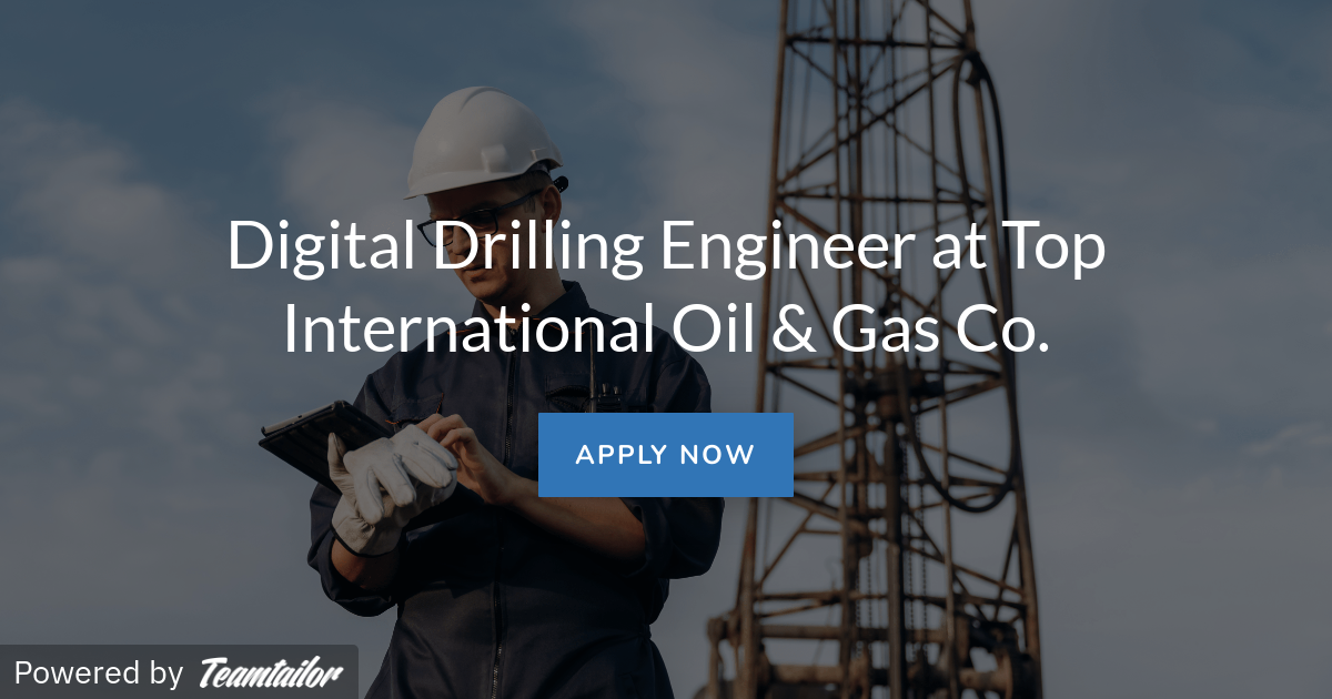 Digital Drilling Engineer at Top International Oil & Gas Co. - Ejad