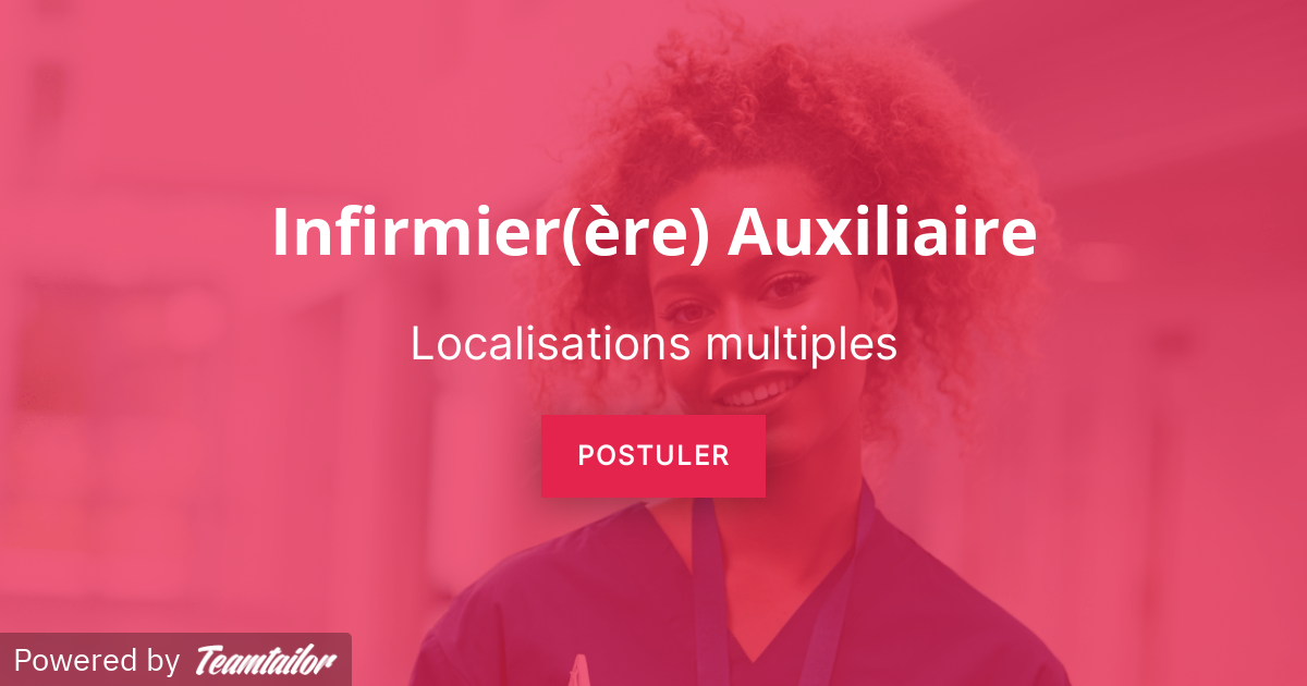 Infirmier re Auxiliaire Harfang Sant Infirmier re Auxiliaire Harfang Sant