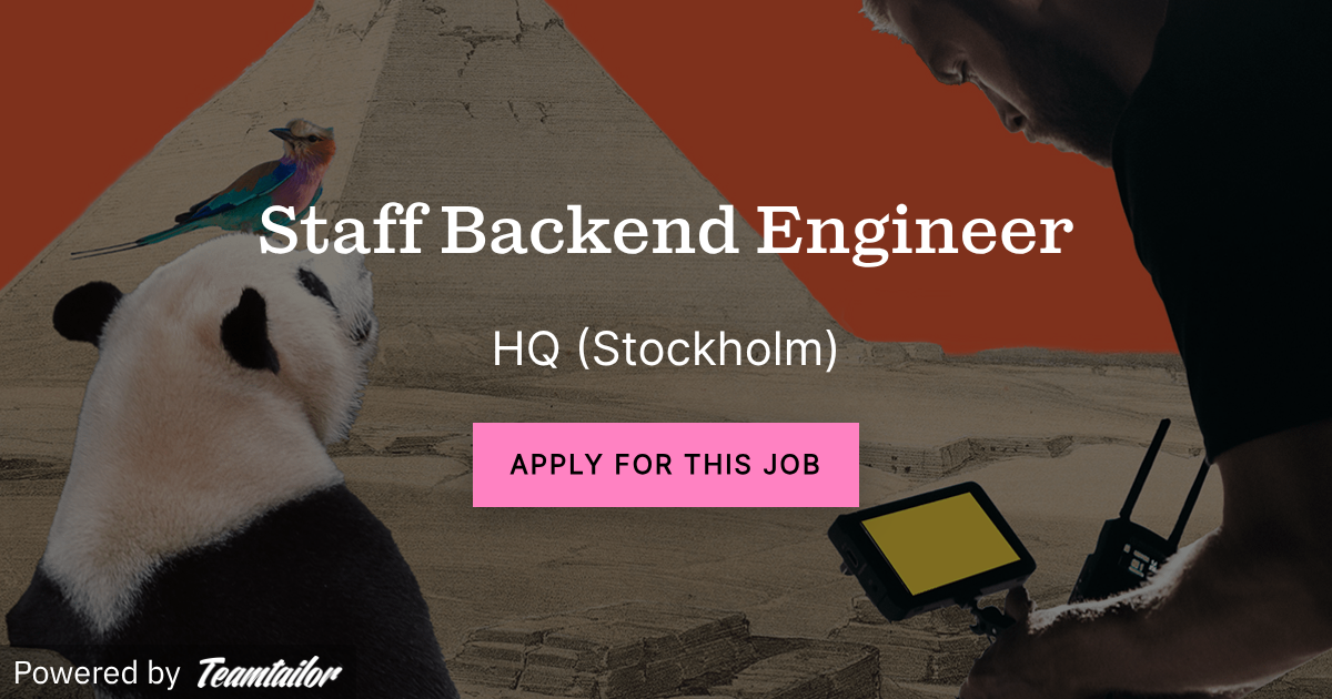 Staff Backend Engineer - Epidemic Sound