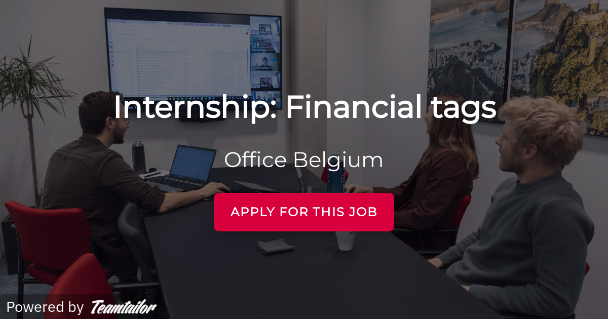Internship: Financial tags - BESTMIX Software