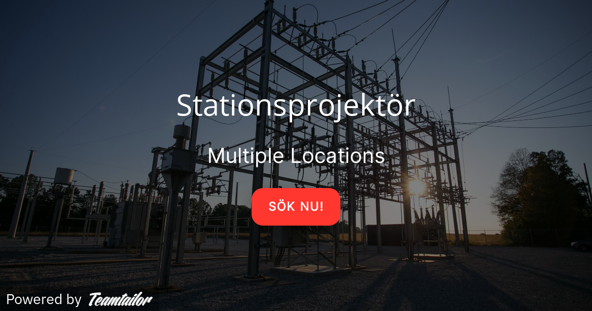 Stationsprojektör - WSP Sverige