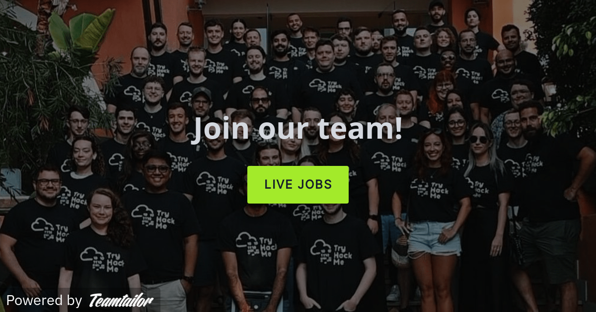 Current job openings - TryHackMe