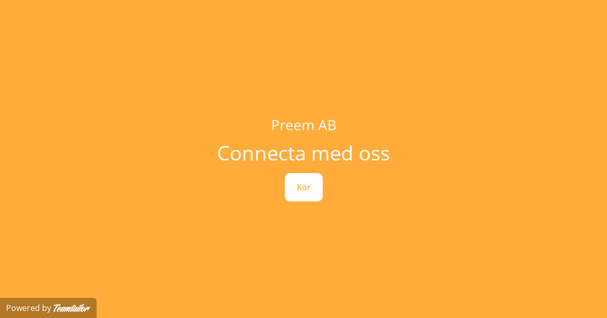 Preem AB – Connect