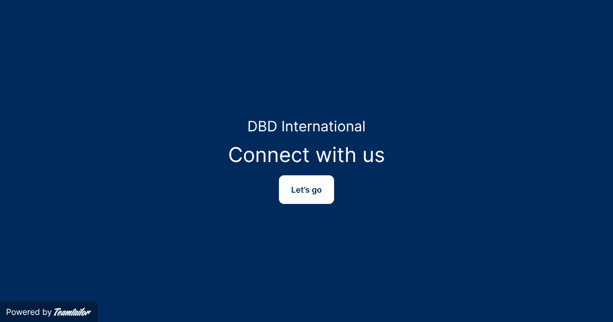 DBD International – Connect