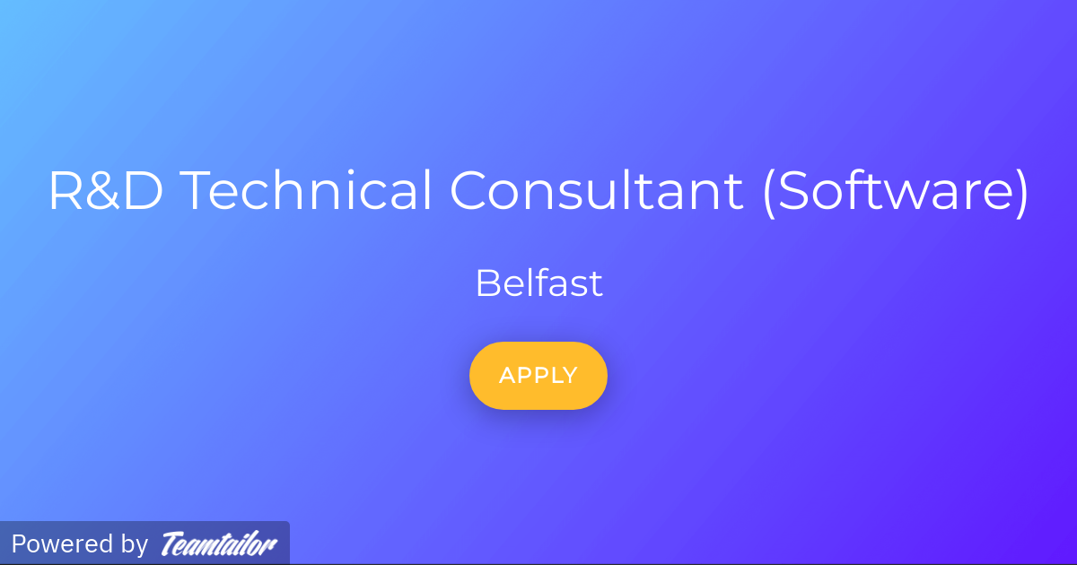 R&D Technical Consultant (Software) - Visiativ