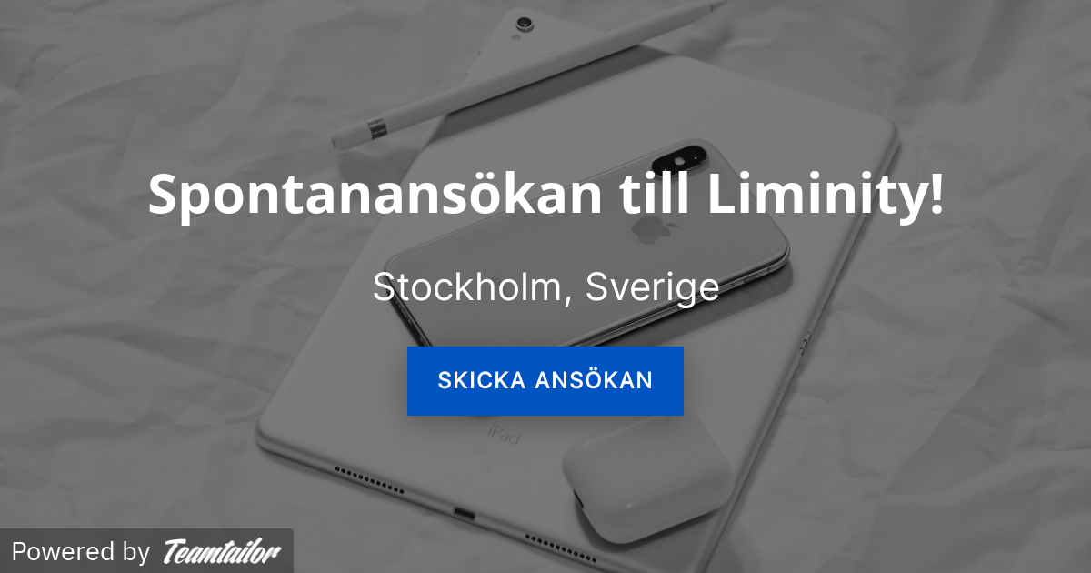 Spontanansökan till Liminity! - Liminity AB