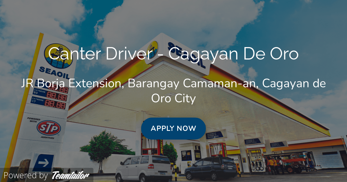 Canter Driver - Cagayan De Oro - SEAOIL Philippines, Inc.