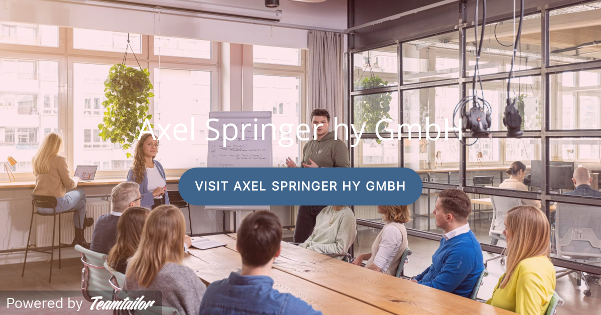 redefine consulting - Axel Springer hy GmbH