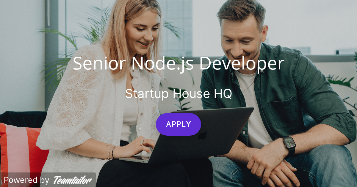 Senior Node.js Developer - Startup House
