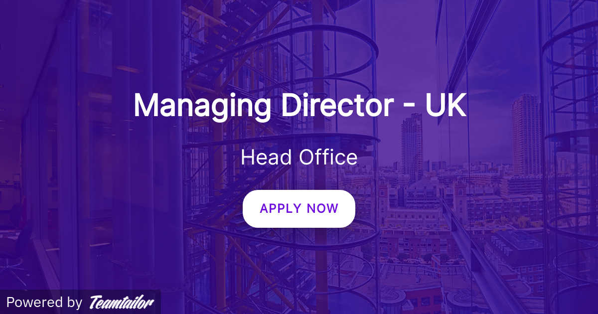Managing Director - UK - EMJ