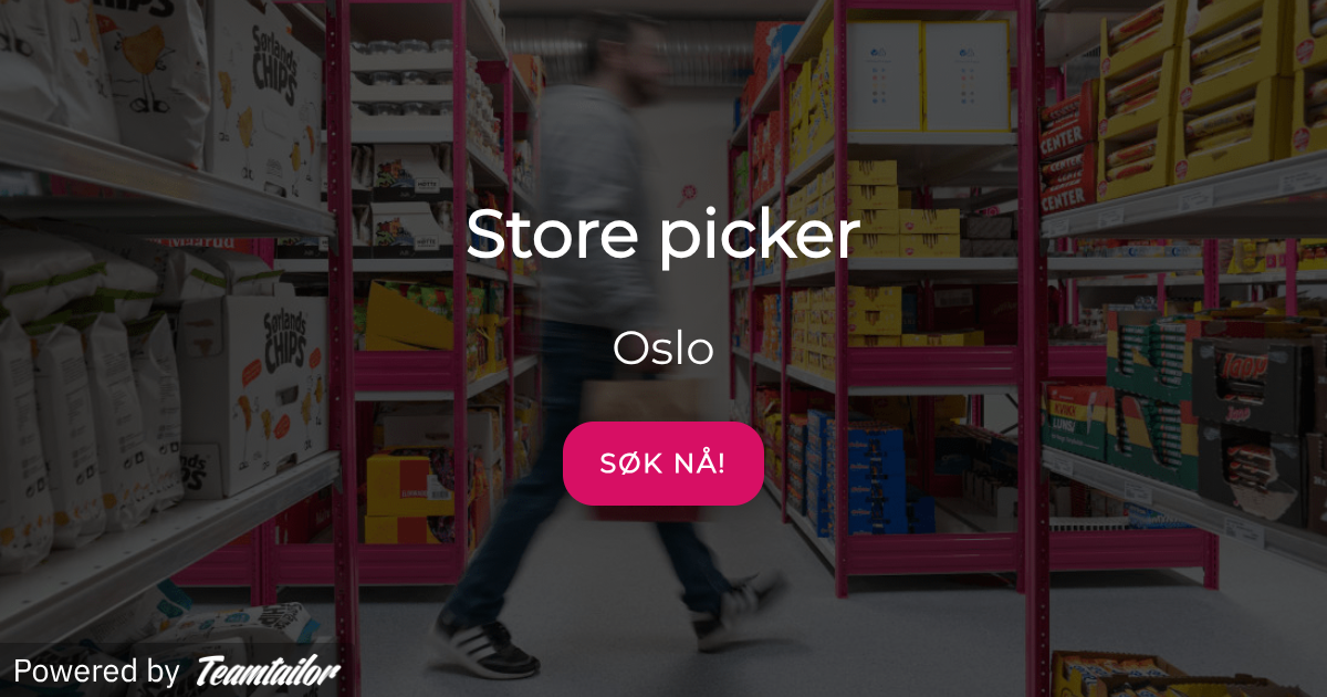 Store picker - foodora Norway