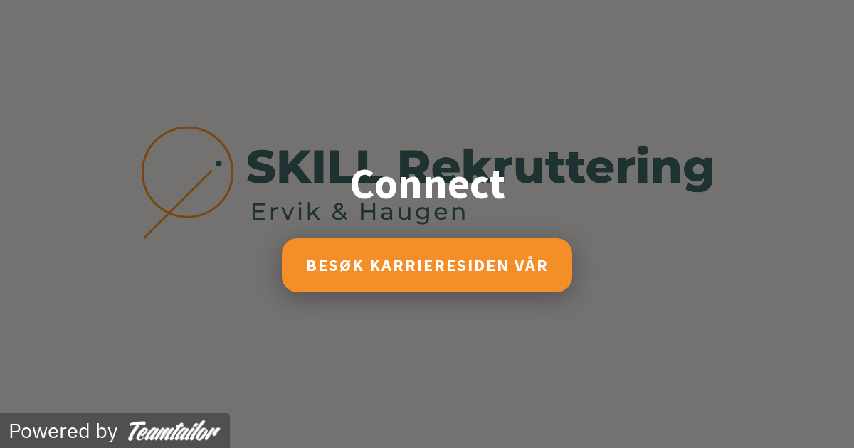 SKILL Rekruttering AS – Connect