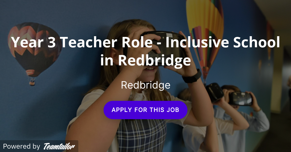 Year 3 Teacher Role - Inclusive School in Redbridge - Perham Education Partnership