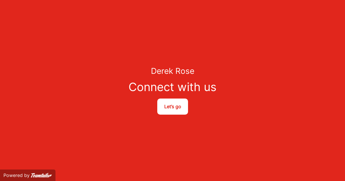 Derek Rose – Connect