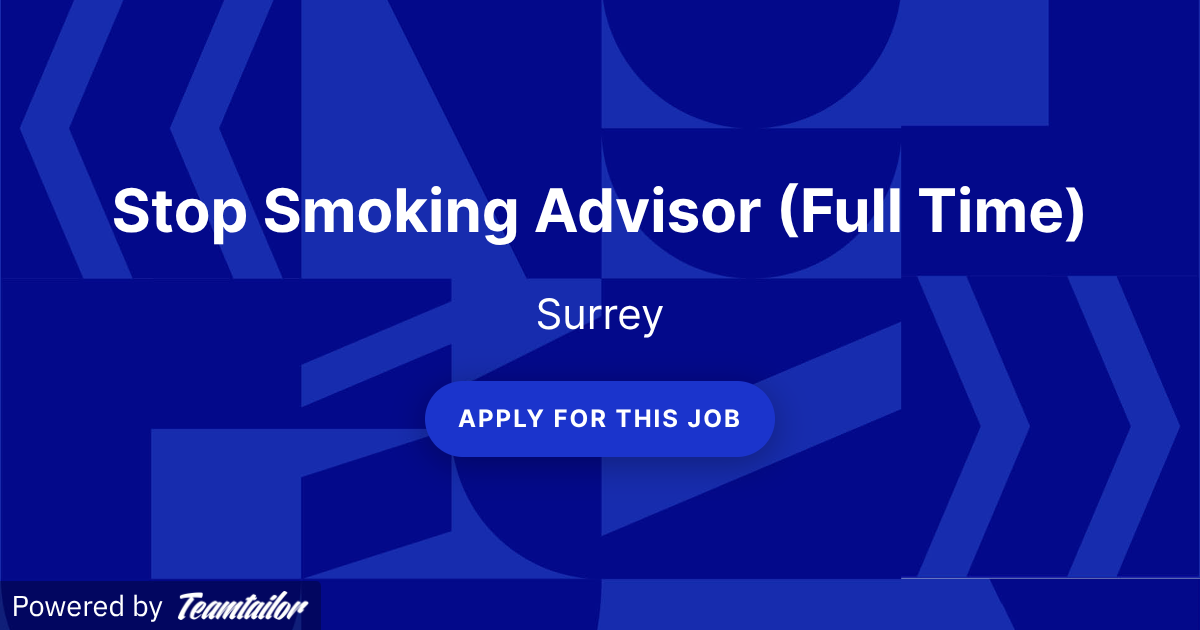 Stop Smoking Advisor (Full Time) - Thrive Tribe