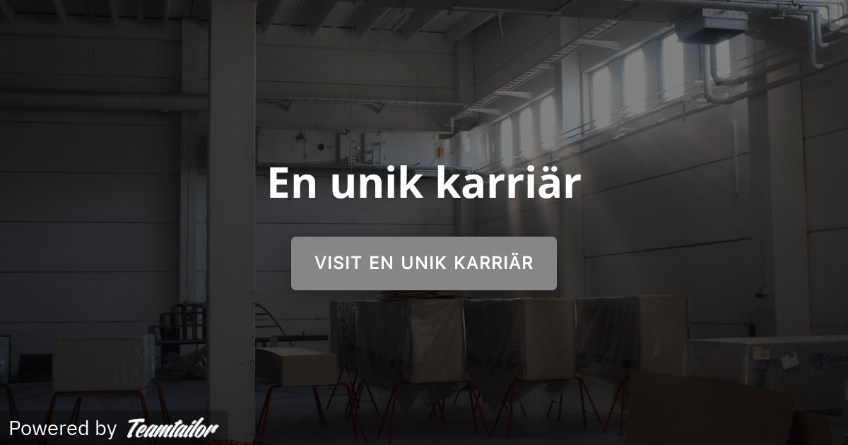 En unik karriär - JUBAB Totalentreprenör AB