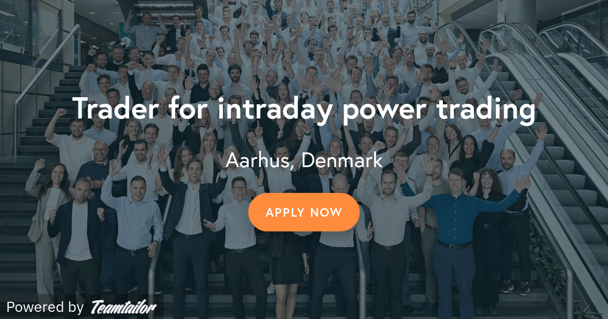 Trader for intraday power trading - MFT Energy