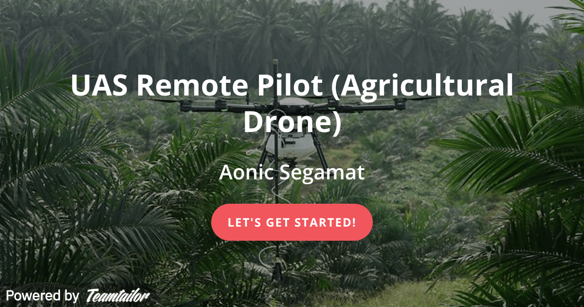 UAS Remote Pilot (Agricultural Drone) - Aonic