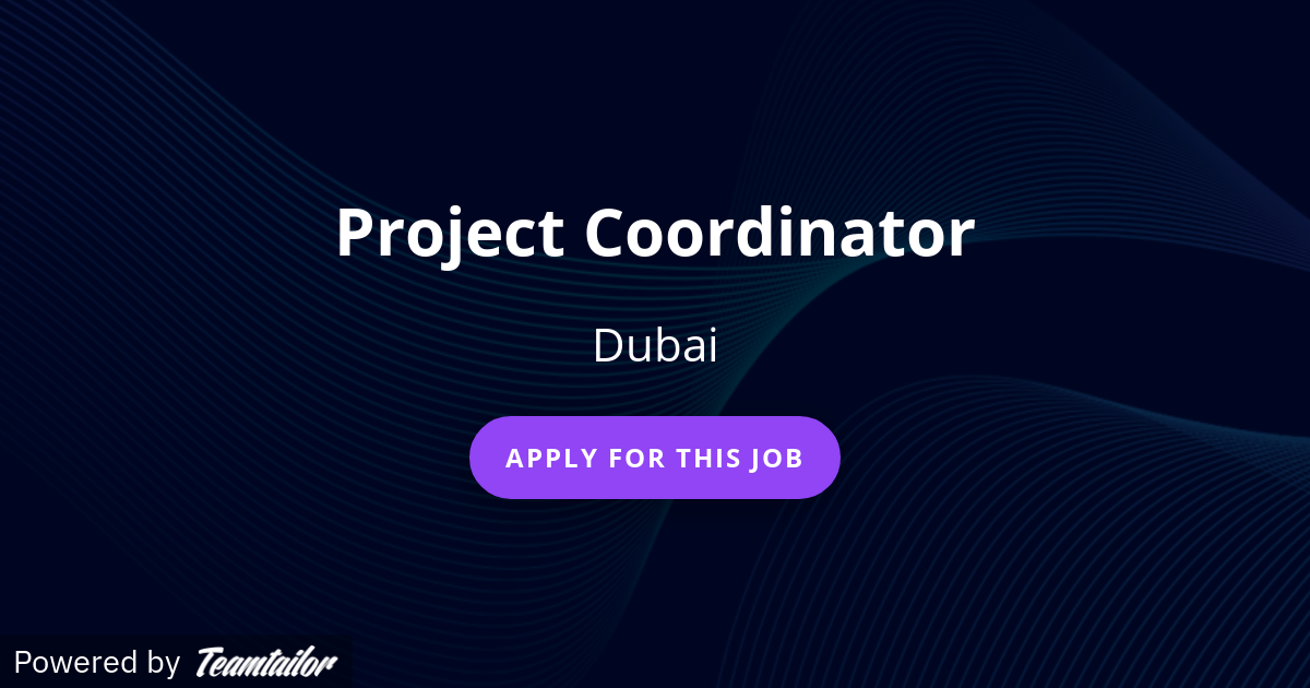 Project Coordinator - Nomia