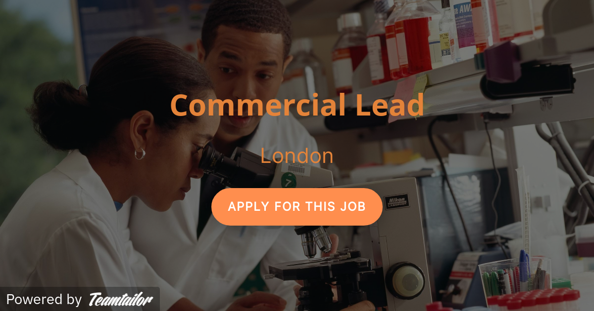 Commercial Lead - Portal Biotech