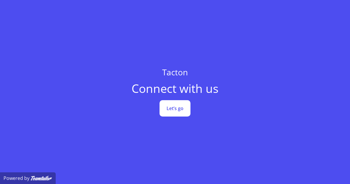 Tacton – Connect