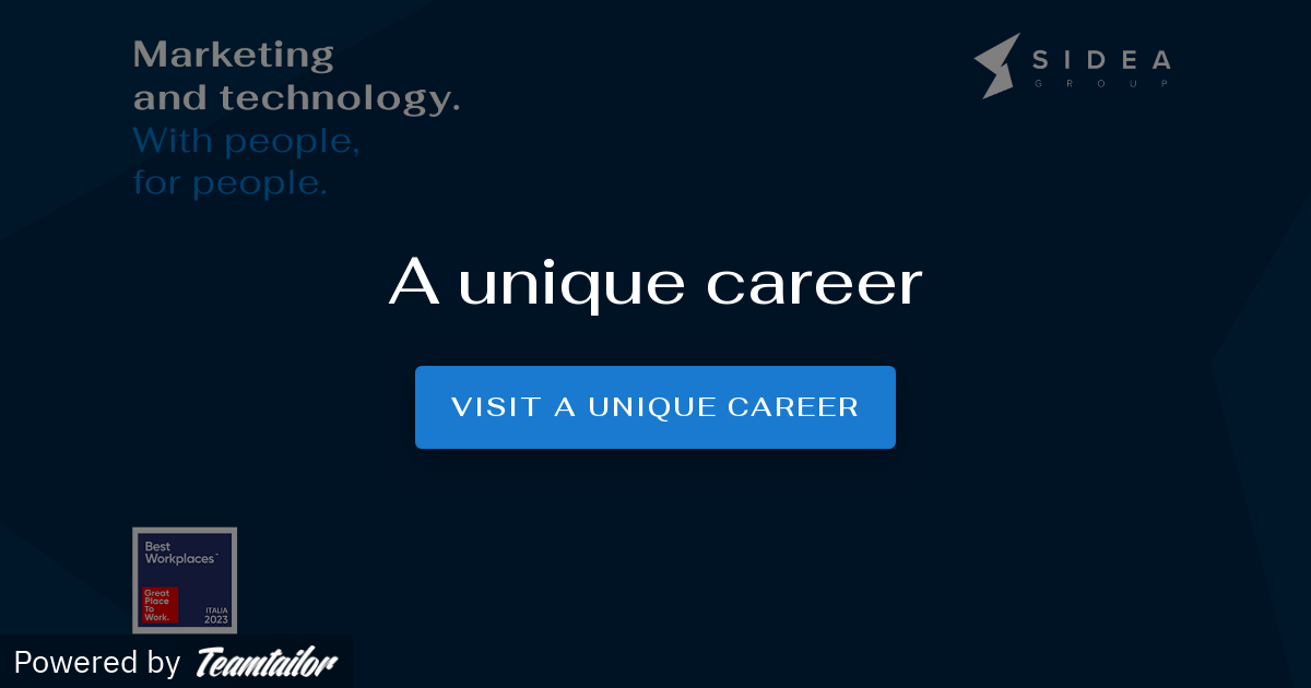 A unique career - Sidea Group