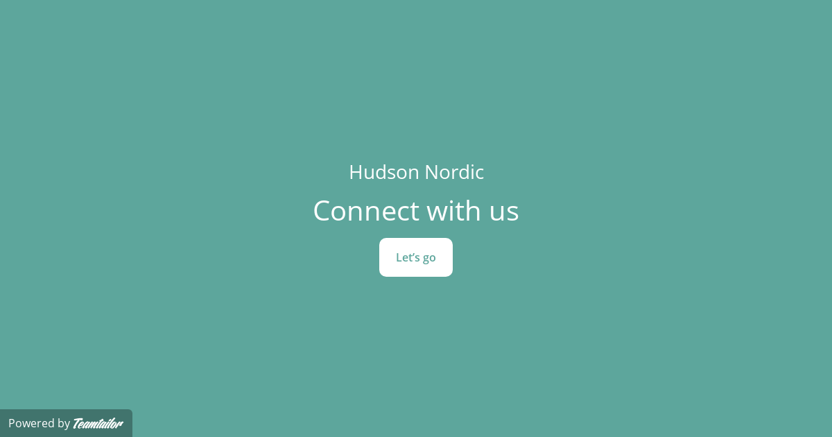 Hudson Nordic – Connect