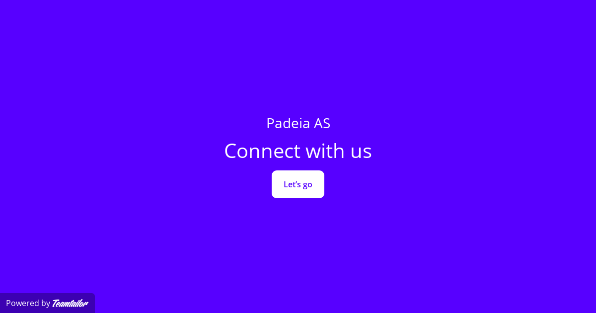 Padeia AS – Connect
