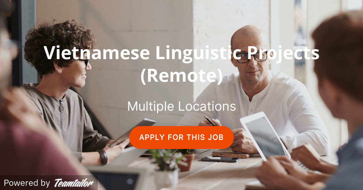 Vietnamese Linguistic Projects (Remote) - Sigma Group