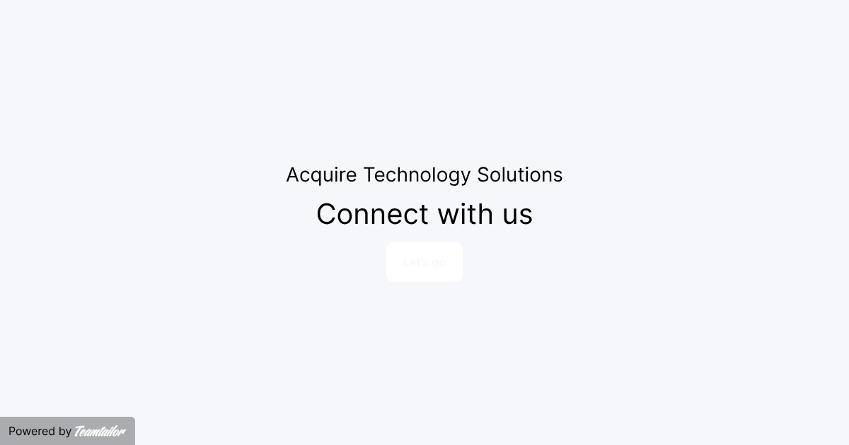 Acquire Technology Solutions – Connect