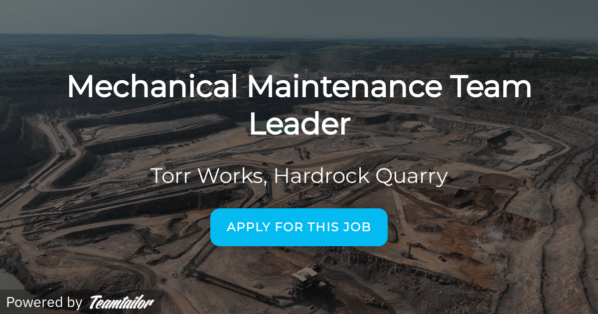 Mechanical Maintenance Team Leader - Holcim