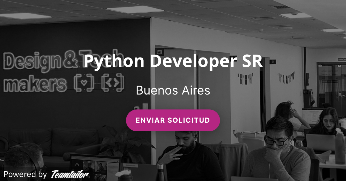 Python Developer SR - Nonconformist