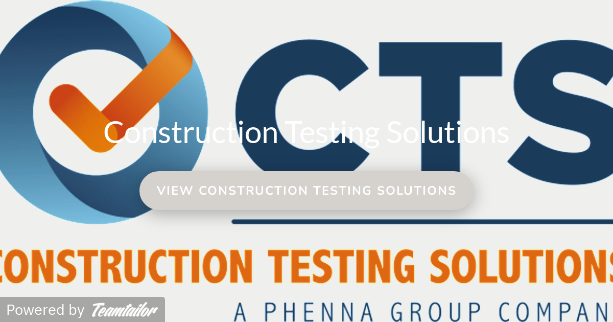 A Career With A Difference - Construction Testing Solutions