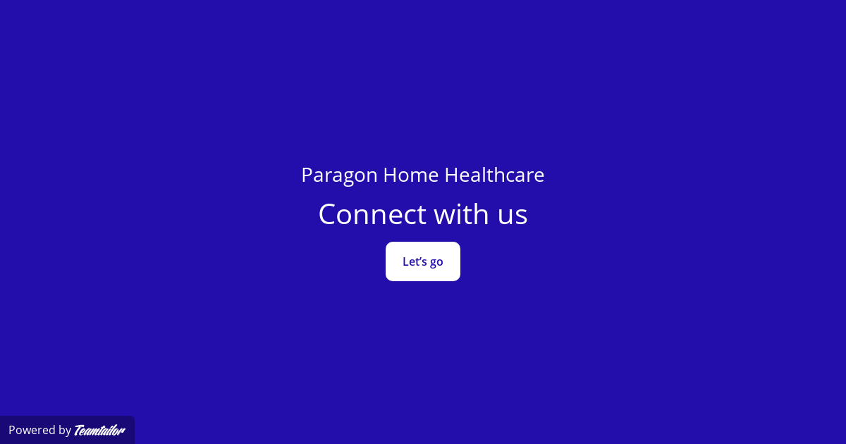 Paragon Home Healthcare – Connect