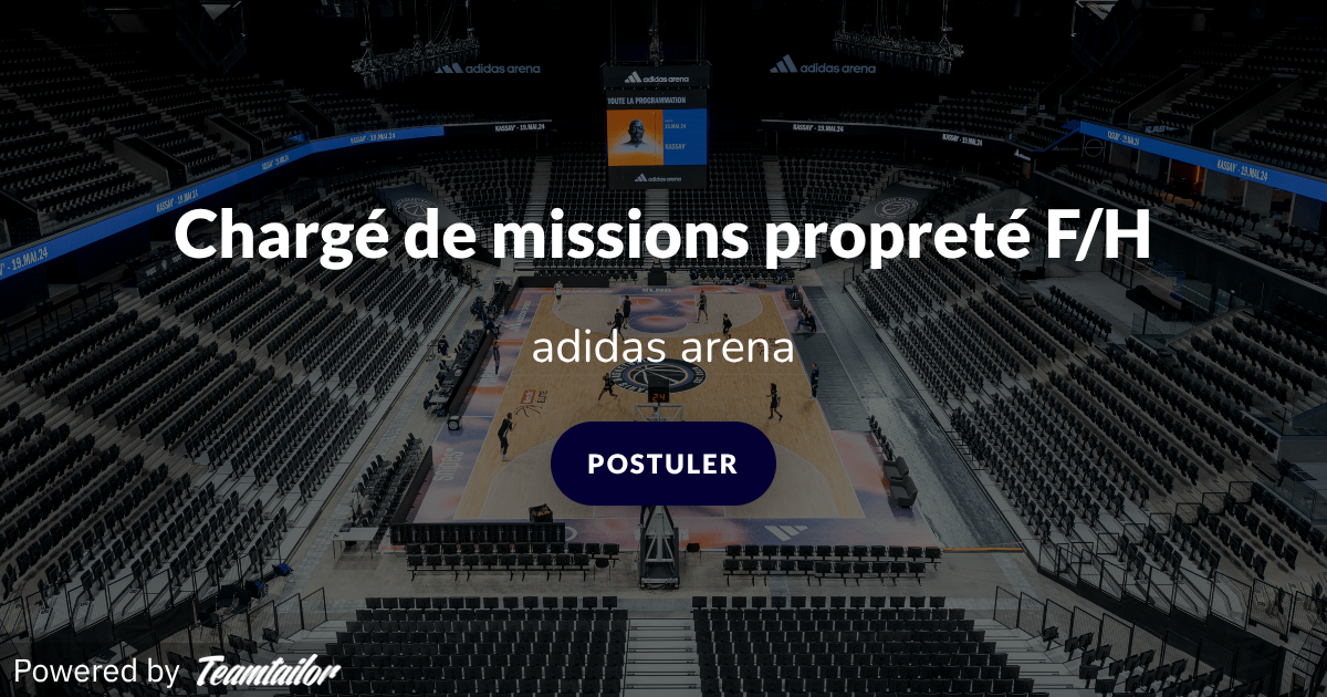 Chargé de missions propreté F/H - Paris Entertainment Company