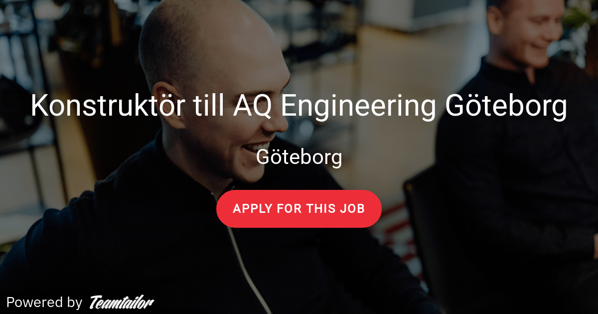 Konstruktör till AQ Engineering Göteborg - AQ Engineering