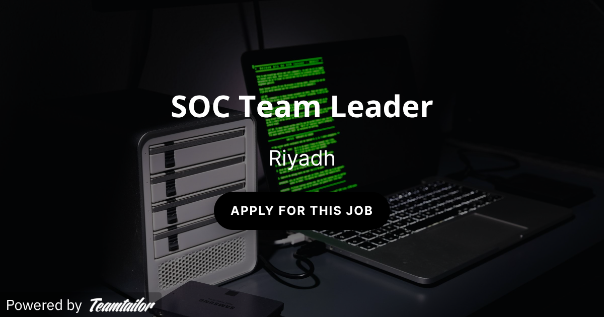 SOC Team Leader - Nice One