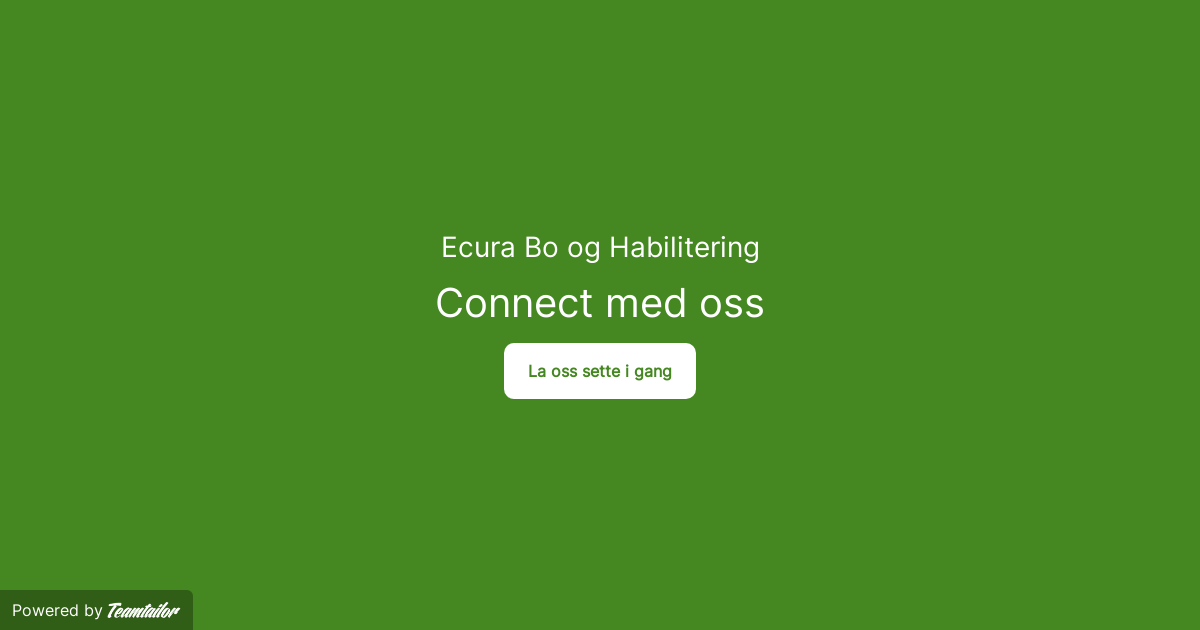 Ecura Bo og Habilitering – Connect