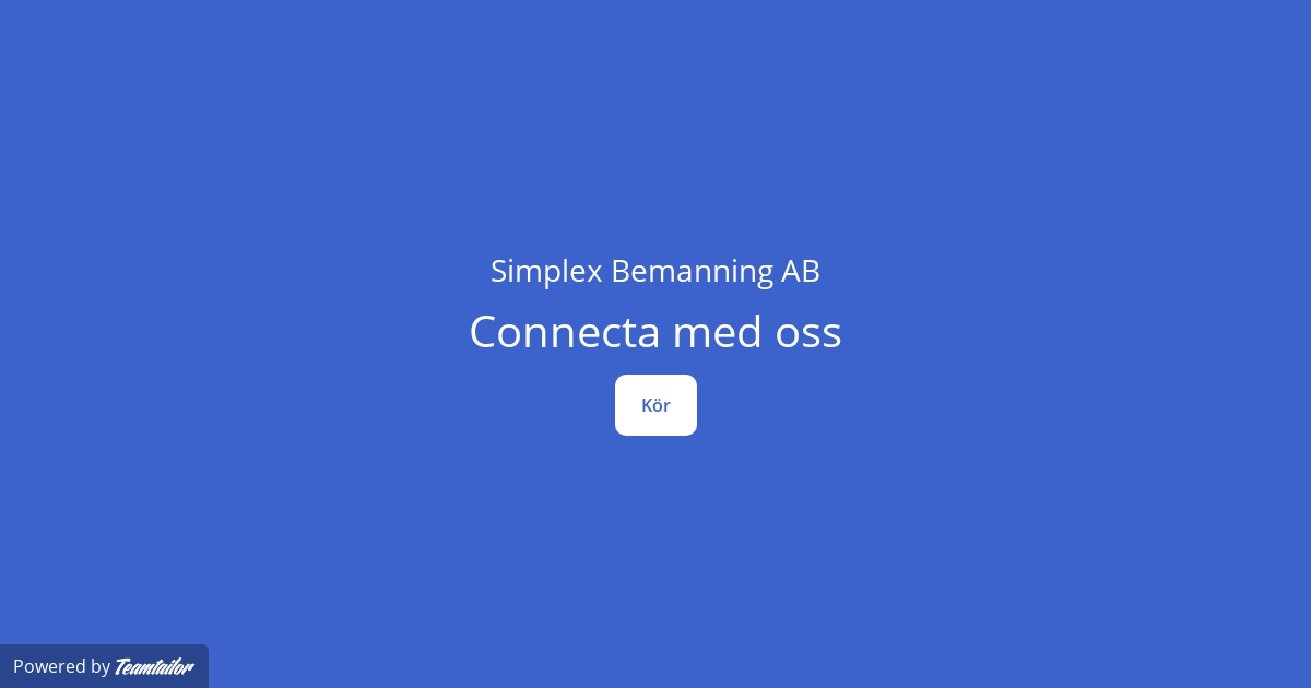 Simplex Bemanning AB – Connect
