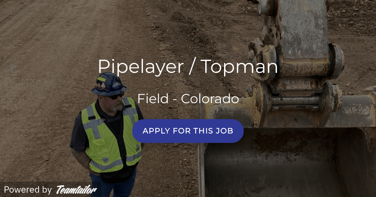 Pipelayer / Topman - HEI Civil - Colorado