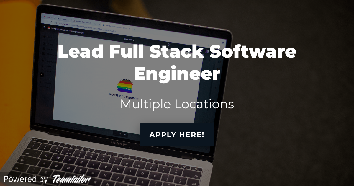 Lead Full Stack Software Engineer - hedgehog lab