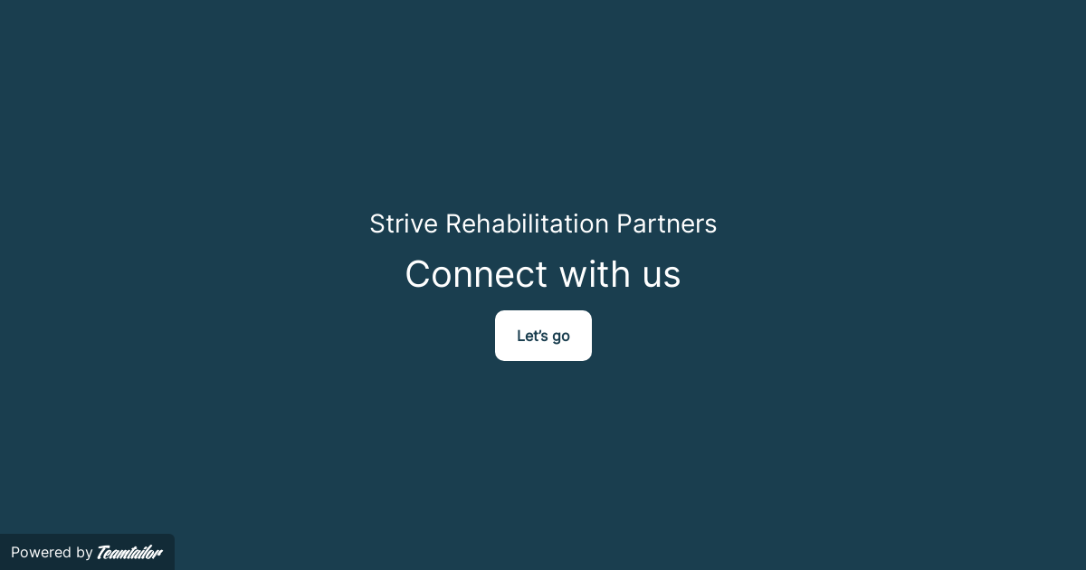 Strive Rehabilitation Partners – Connect