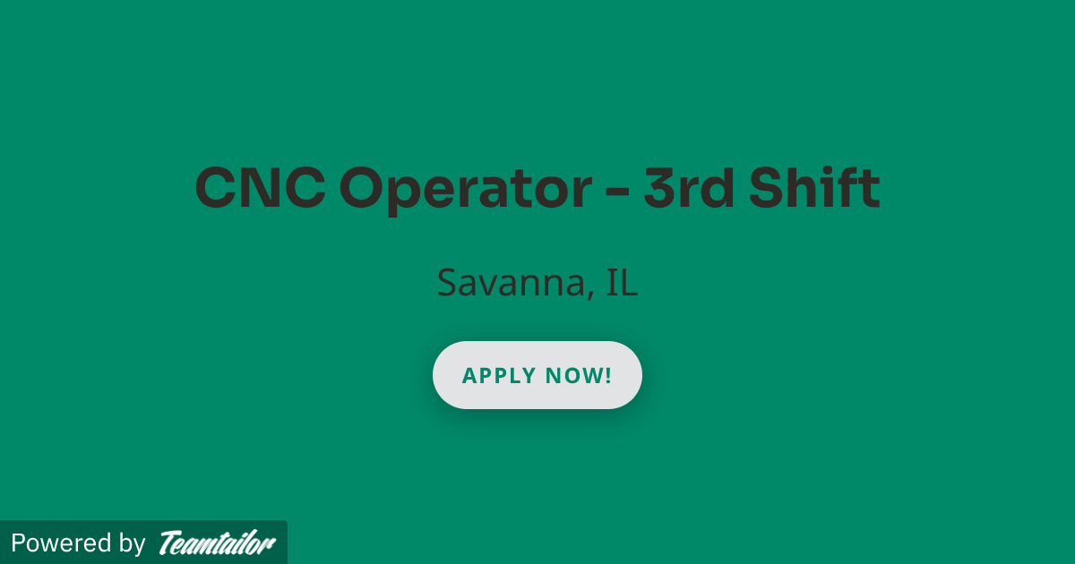 CNC Operator - 3rd Shift - MacLean-Fogg